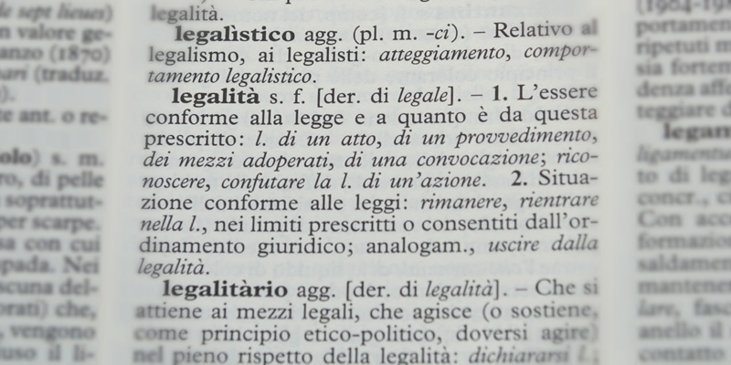 Cultura e legalità, cultura della legalità - Treccani